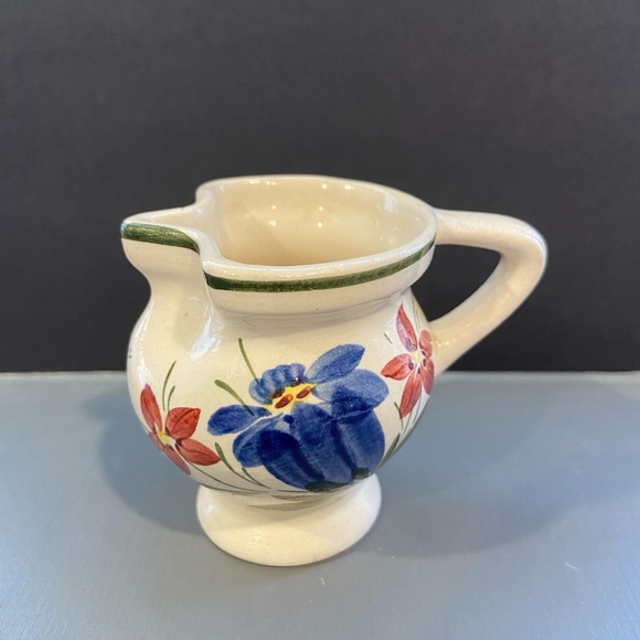 Switzerland Pottery | Kitchen | Vintage Handpainted Mini Cream Pitcher ...